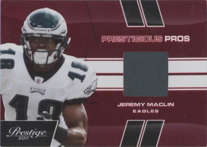 2011 Panini Prestige - Prestigious Pros Jeremy Maclin #30 Red Materials ...