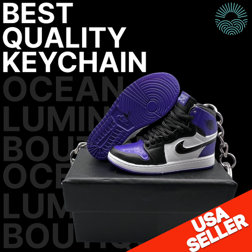 Air Jordan 3D Mini Sneaker Keychain, Basketball Sneaker Collectible ...
