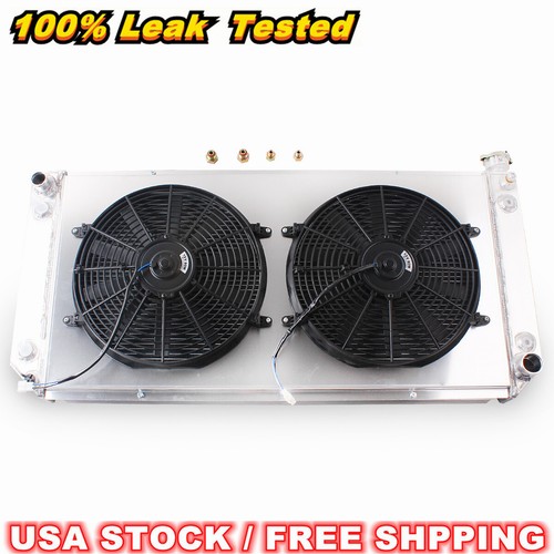 3Row 34" Radiator&Fan For 1988-2000 Chevrolet GMC C/K Series 1500 2500 ...