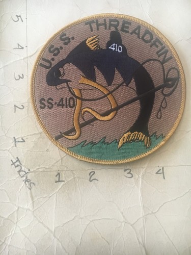 US NAVY USS Threadfin SS-410 Submarine Patch 8/8/25 variant 3 | eBay