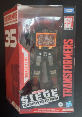 Transformers WFC-S63 Siege Soundblaster 35th Anniversary Walmart ...