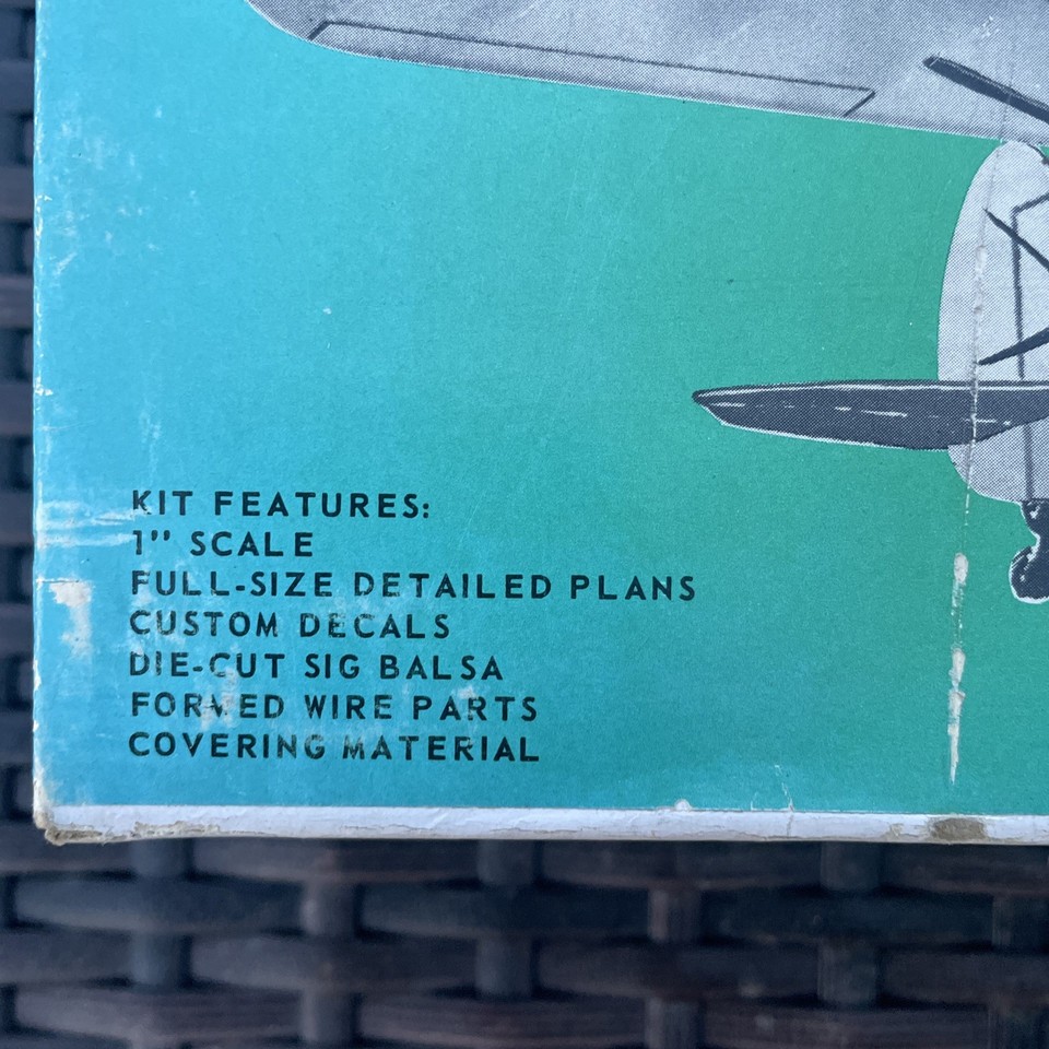 Vintage SIG Fairchild 24 Scale Model Airplane Kit (36" Wingspan) Great ...