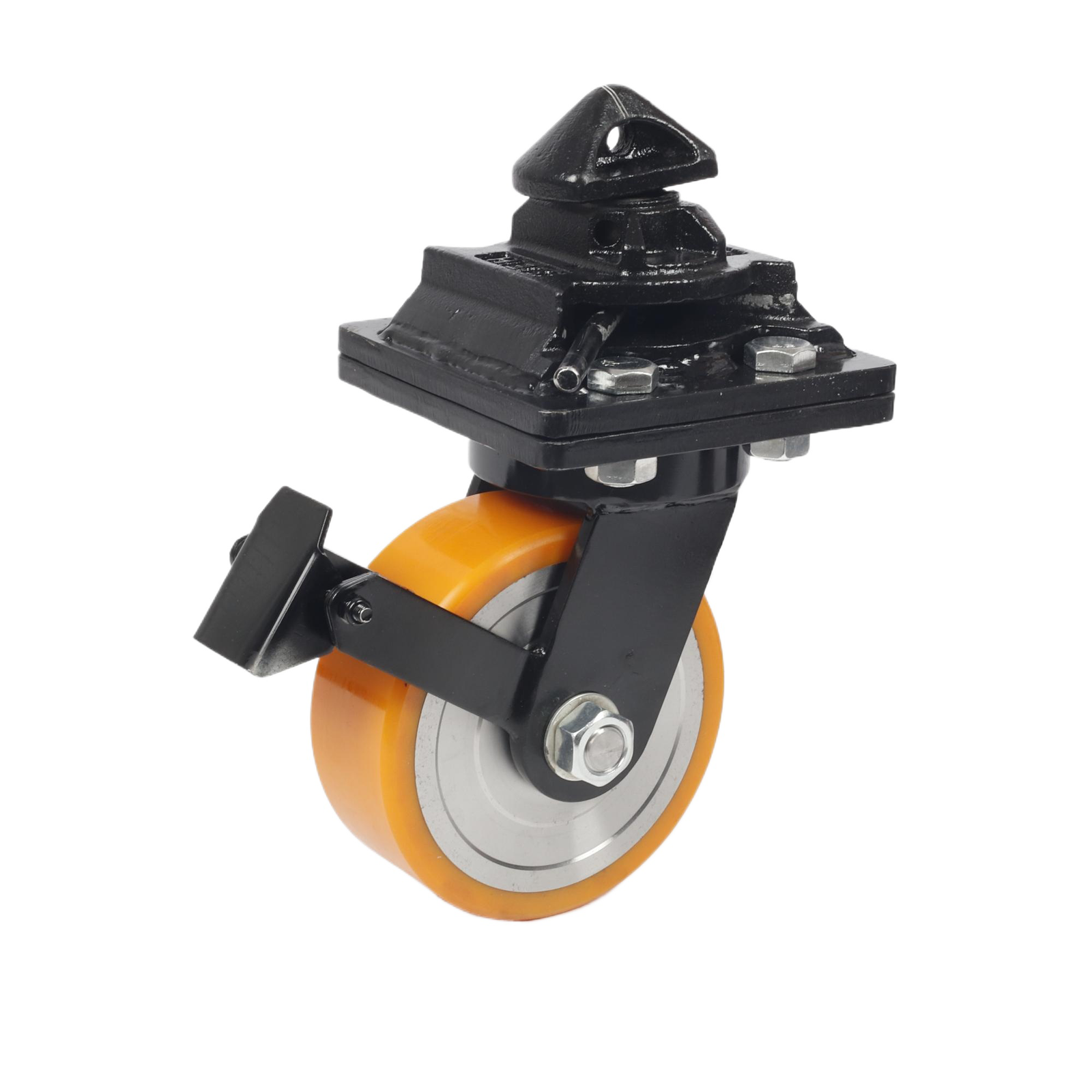 8" ISO Shipping Container Caster Wheels Heavy Duty with Brakes 5500 lbs ...