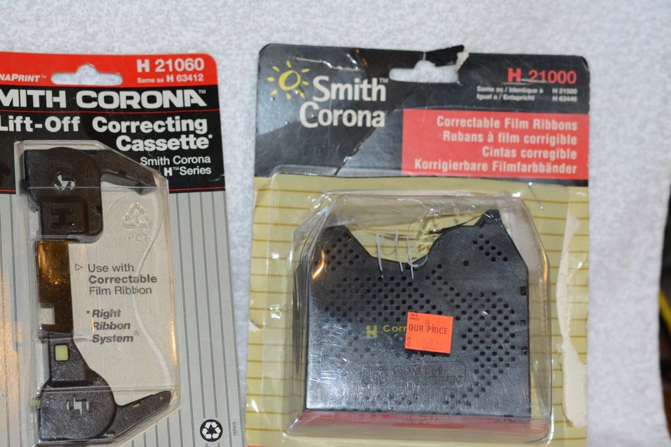 TYPEWRITERS ELECTRIC. Vintage 1970's SMITH CORONA TYPEWRITER RIBBONS ...
