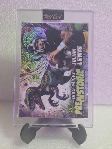 Julian Lewis 2024 Wild Card Dino Might Pre-Historic Mojo Raptor 14/15 ...