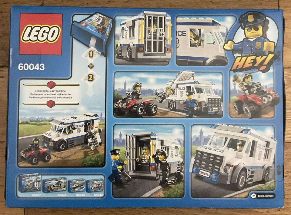 LEGO CITY 60043 Prisoner Transporter BRAND NEW SEALED IN BOX RETIRED ...