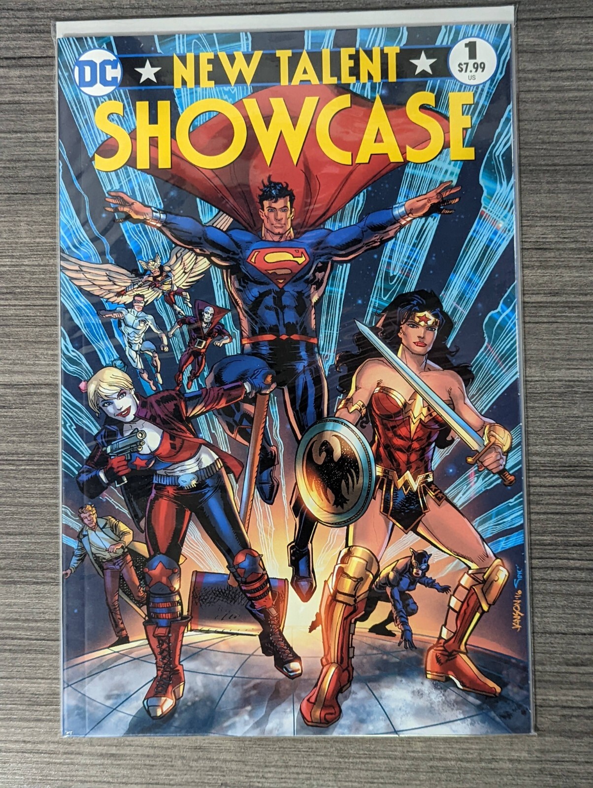New Talent Showcase #1 Klaus Janson Cover Erica Schultz DC Comics 2017 ...