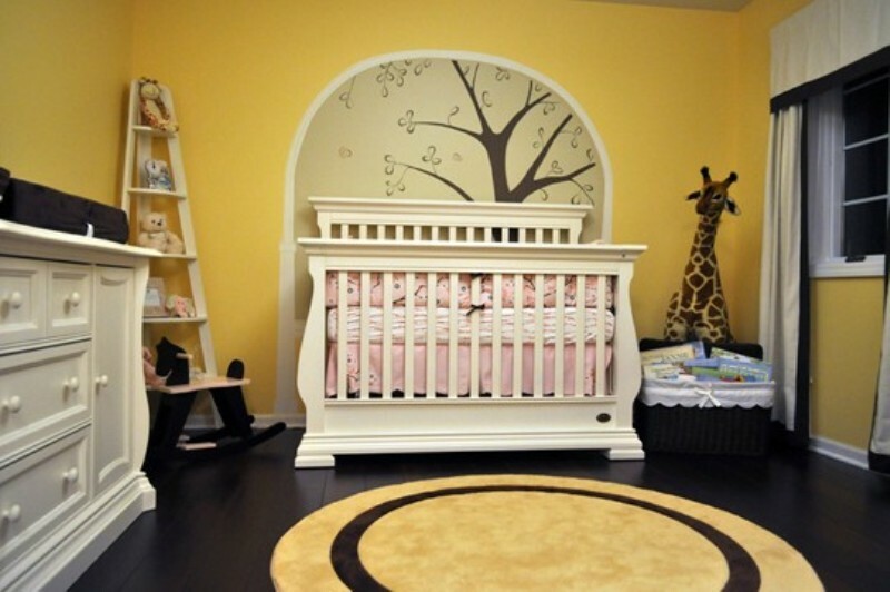 Bright Yellow Crib Baby Mila's Nursery ~ Yellow & Gray Posh Little