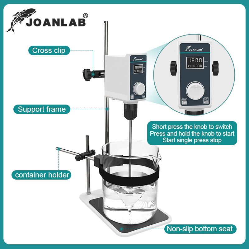 Liquid Mixer Lab Electric Stirrer Digital Overhead Stirrer Lab ...