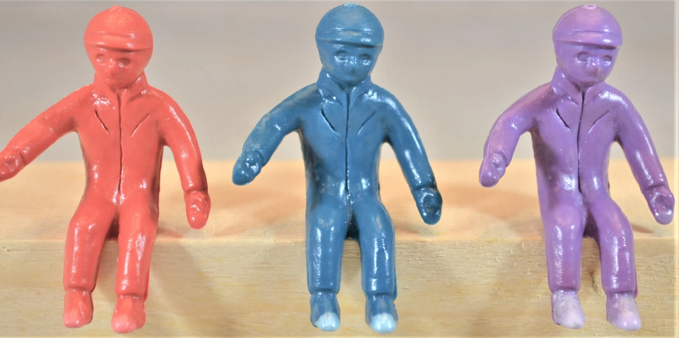 Marx Undersea Playset Figures People Divers Dolphin | eBay