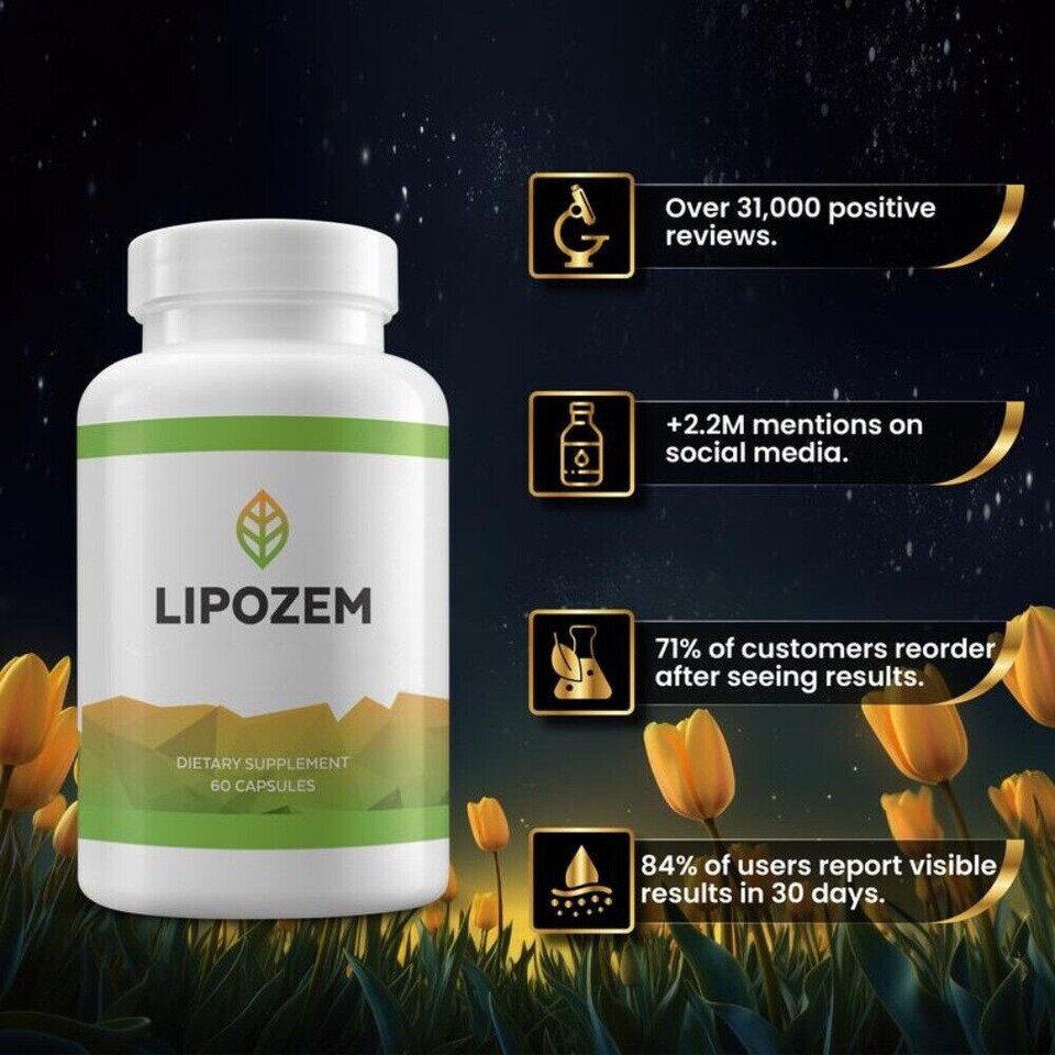 (2 Pack) Lipozem Advanced Dietary Pills to Support Weight Loss and Gut ...