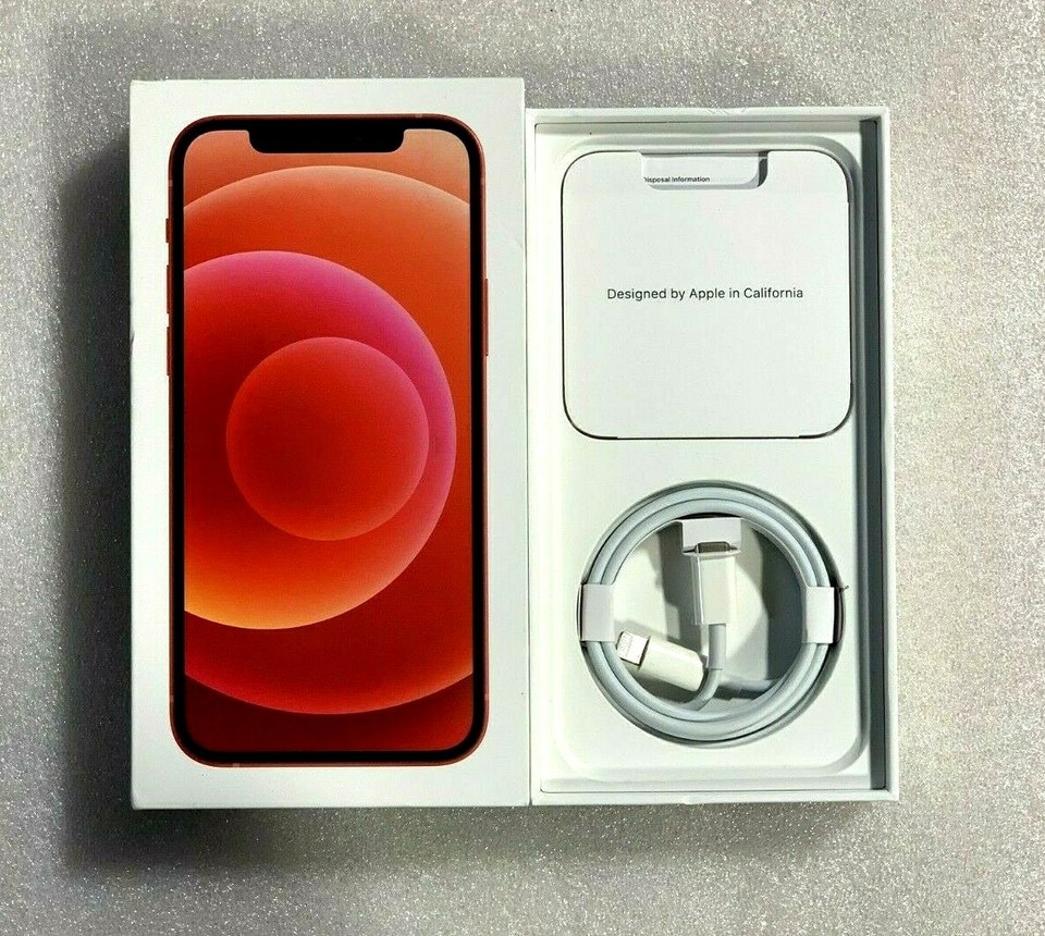 Apple iPhone 12 Box with Original Lightning to USB-C Cable (Phone NOT ...