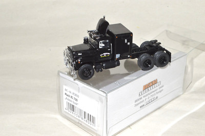1:87 HO scale Brekina 85800 MACK RS tractor truck BLACK Rubber Duck ...