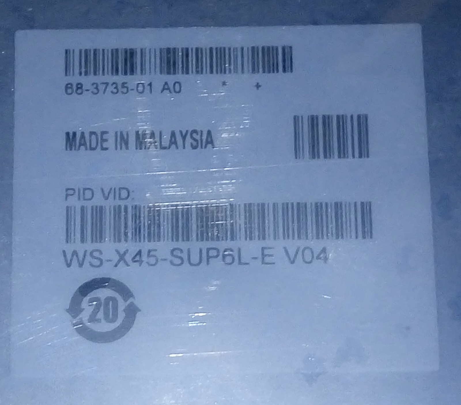 Cisco WS-X45-SUP6L-E Catalyst 4500 E Series Supervisor Engine 6L-E Lite ...