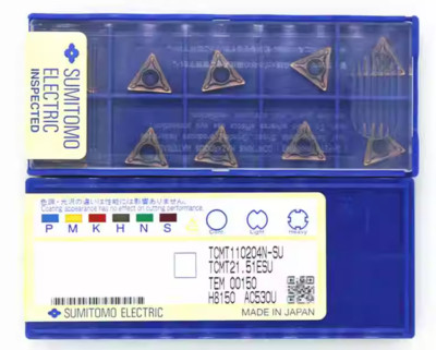 10PCS SUMITOMO TCMT110204N-SU AC530U TCMT21.51ESU CNC carbide inserts ...