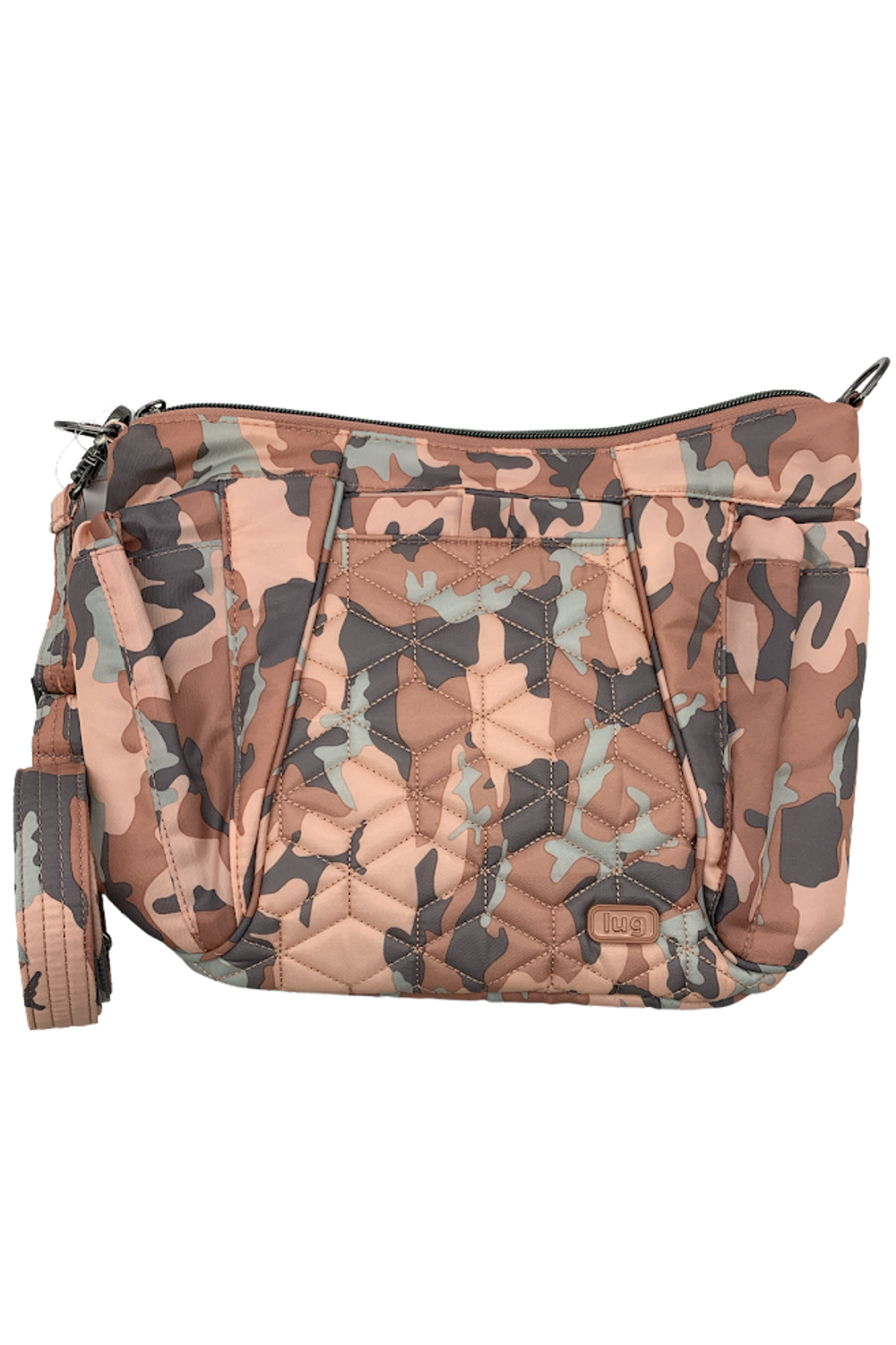 Lug Mini Shuffle Bag Crossbody Blue Purple Botanical Floral Leaves for ...