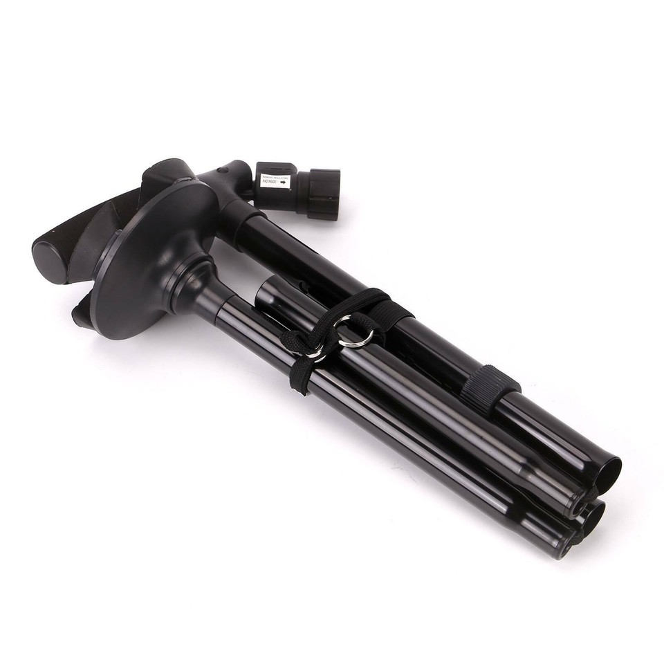 FOLDABLE WALKING STICK WITH LED LIGHT DISABILITY ALUMINIUM HEAVY DUTY ...