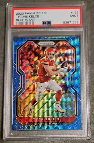2020 Panini Prizm - Travis Kelce #122 Blue Wave Prizm /199 for sale ...