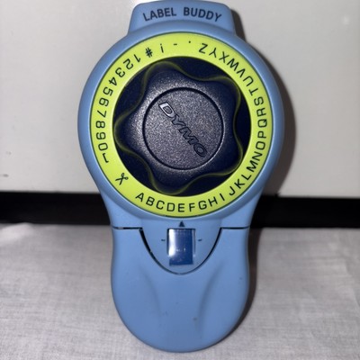 DYMO LABEL BUDDY manual labeler maker embossing embosser organizer tool ...