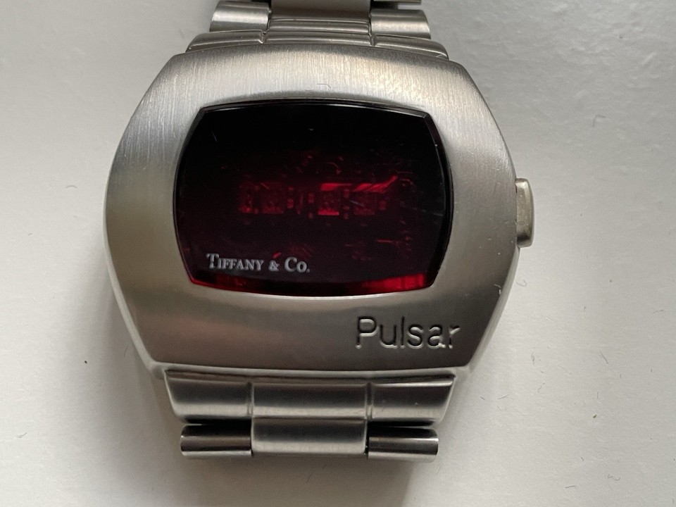 RARE Pulsar Tiffany P2 Steel Watch With Magnet Copy Of Paper Work And ...