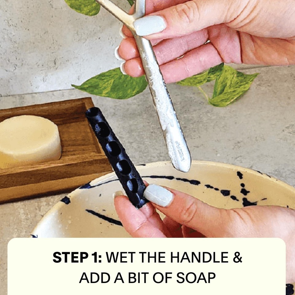 Leaf Shave | The Razor Grip Sleeve, Black - Silicone Handle | eBay