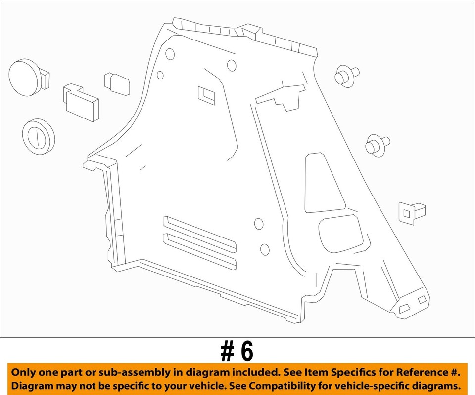 GM OEM 17-21 Bolt EV Quarter Panel Interior Trim-Lower Qtr Trim ...