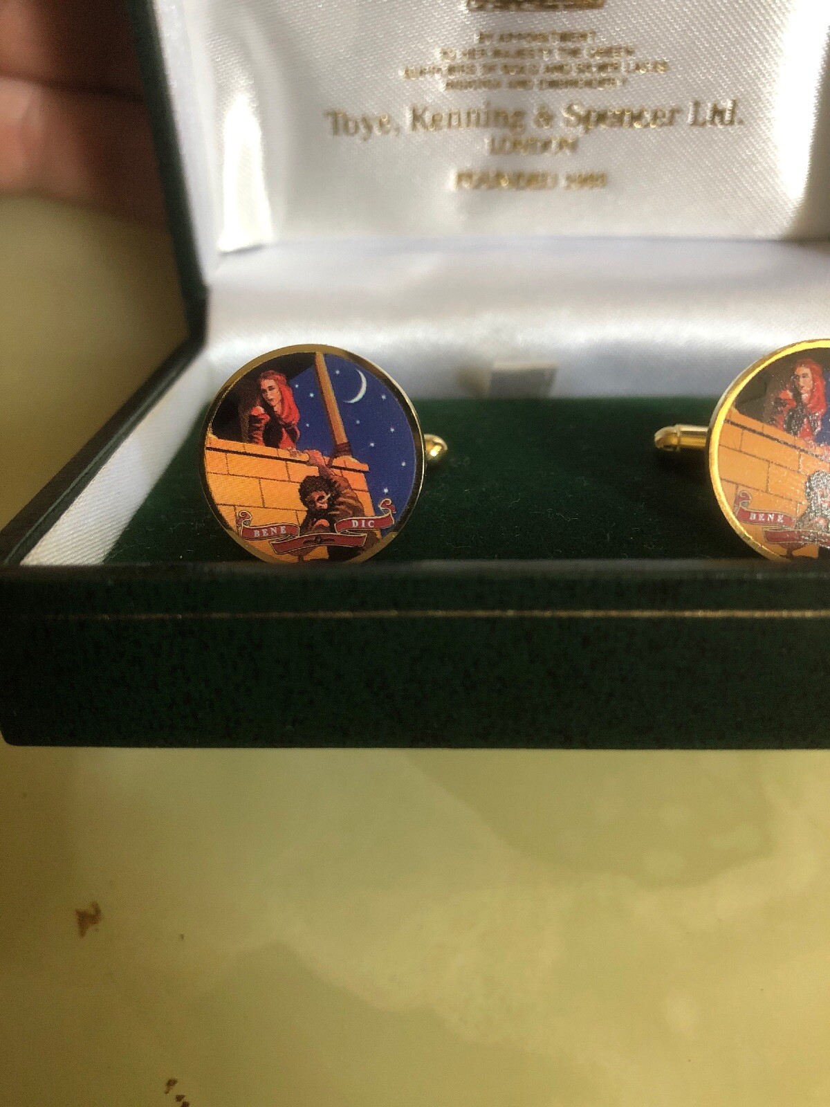 Beautiful Set Of Toye, Kenning & Spencer Romeo & Juliet Cuff Links ...