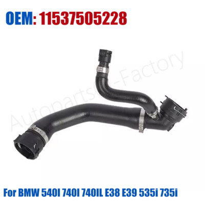 11537505228Upper Radiator Coolant Hose For BMW 540I 740I 740IL E38 E39 ...