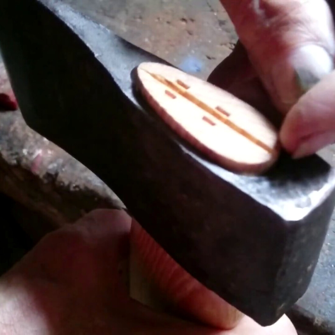 Axe Shaft Wedges Hammer Wedge Set Made of Metal with a Serrated ...