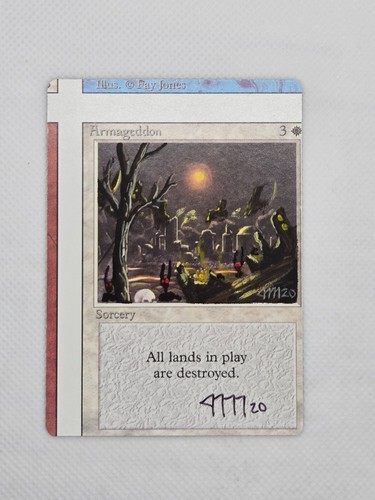 MTG Armageddon Revised - MAGIC the GATHERING - NFC Miscut Jesper ...