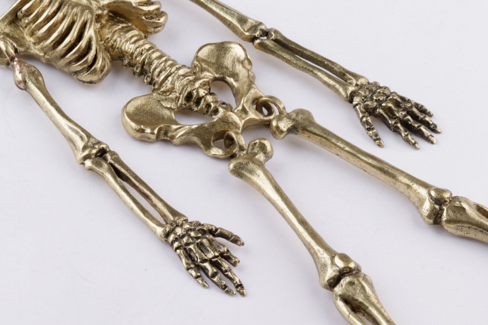GIGANT Pendant SKULL Bones SKELETON Talisman Charm BI… - Gem