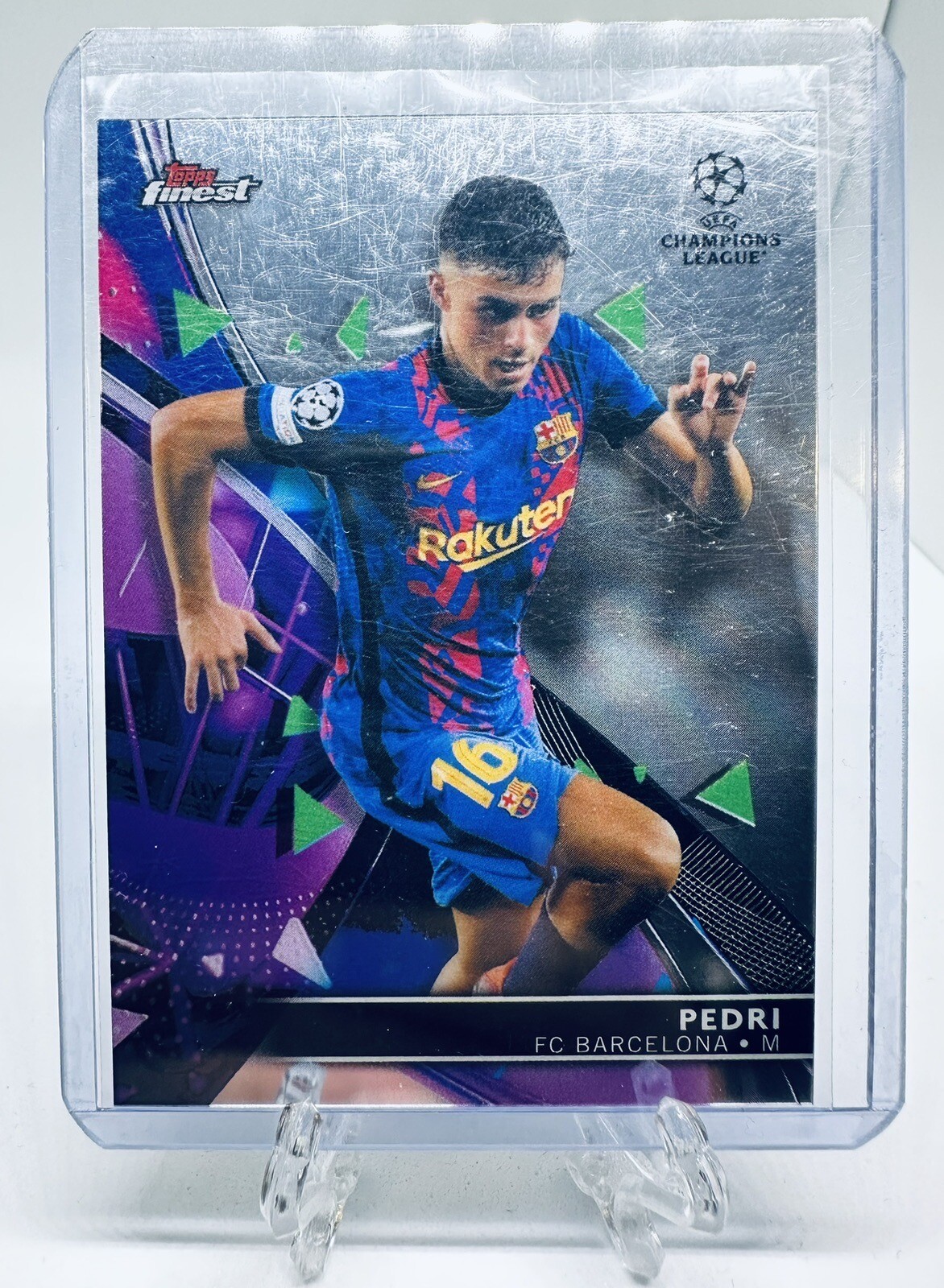 2021-22 Topps Finest UCL Pedri #35 | eBay