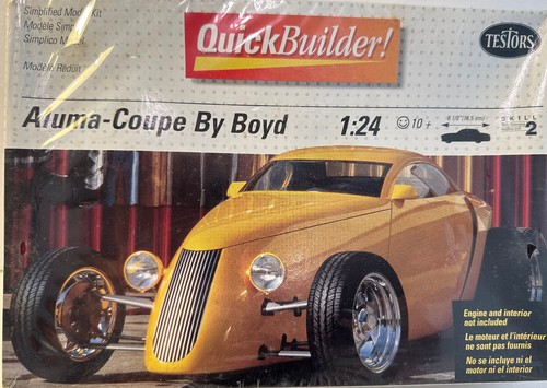 Testors. Quick Builder! Aluma-Coupe By Boyd Model Kit 1:24 Sealed NIB ...