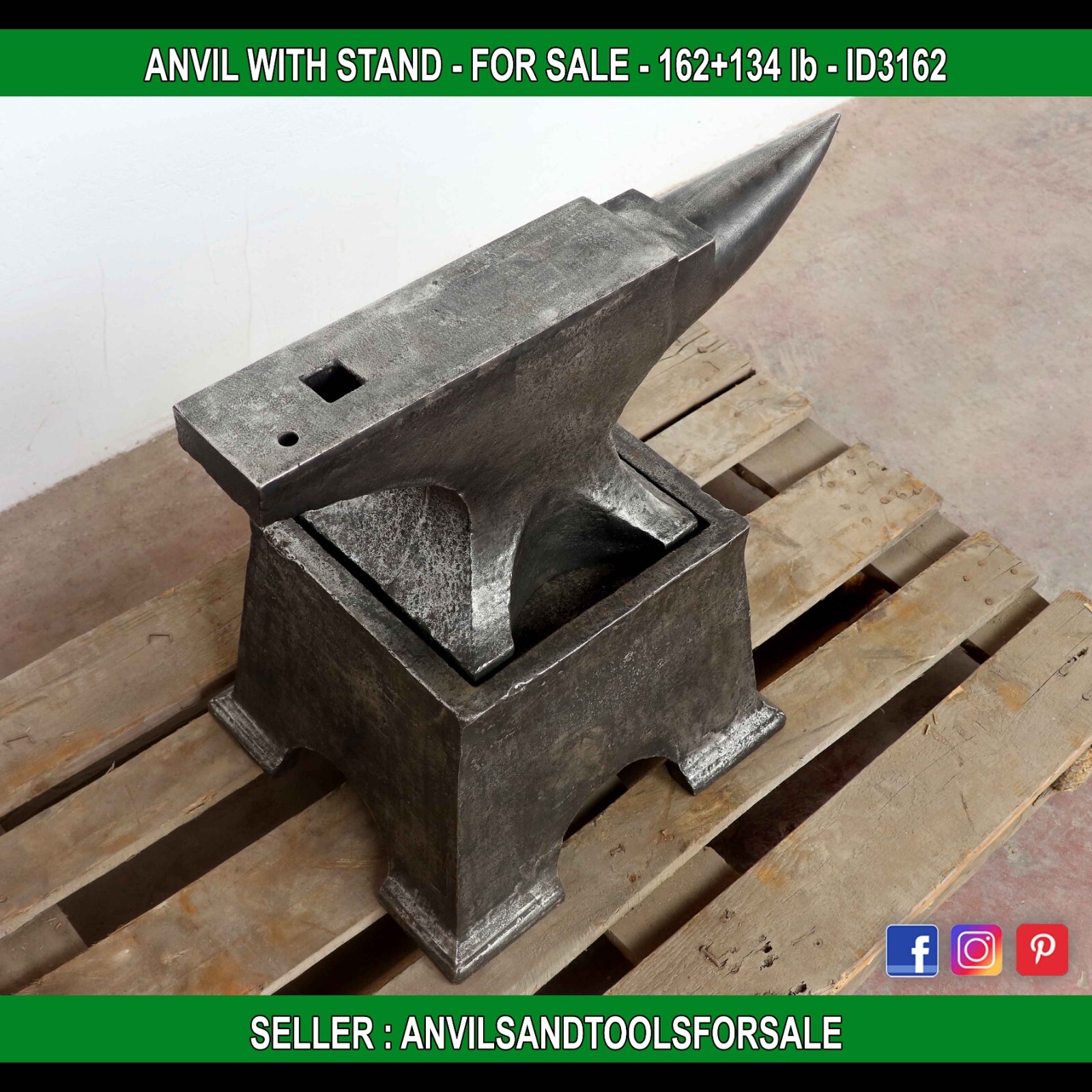 ANVIL WITH STAND - 162+134 lb - ID3162 | eBay