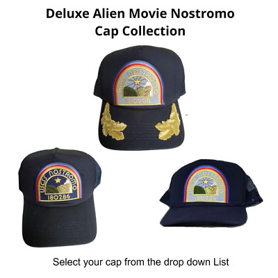 Deluxe Alien Movie Nostromo Baseball Cap Collection- Choice of Officer ...
