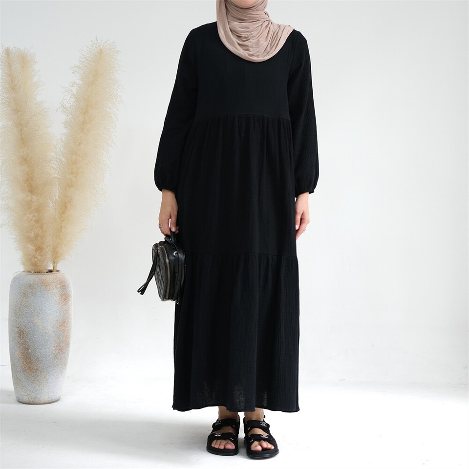 Islam Muslim Women Abaya Long Maxi Dress Kaftan Party Gown Turkey Loose ...
