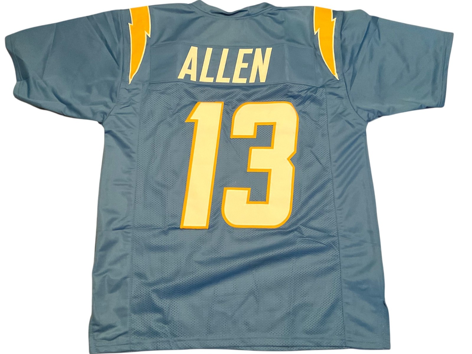 UNSIGNED CUSTOM Sewn Stitched Keenan Allen Powder Blue Jersey - M, L ...