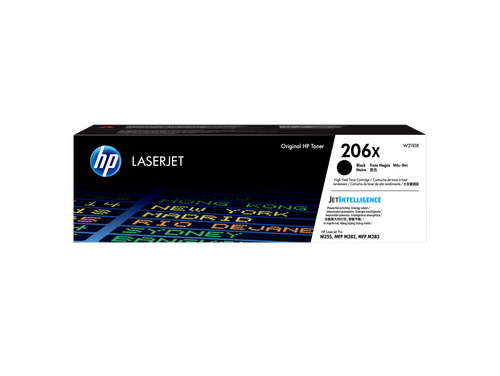 HP 206X High Yield Black Original LaserJet Toner Cartridge, ~3150 pages ...