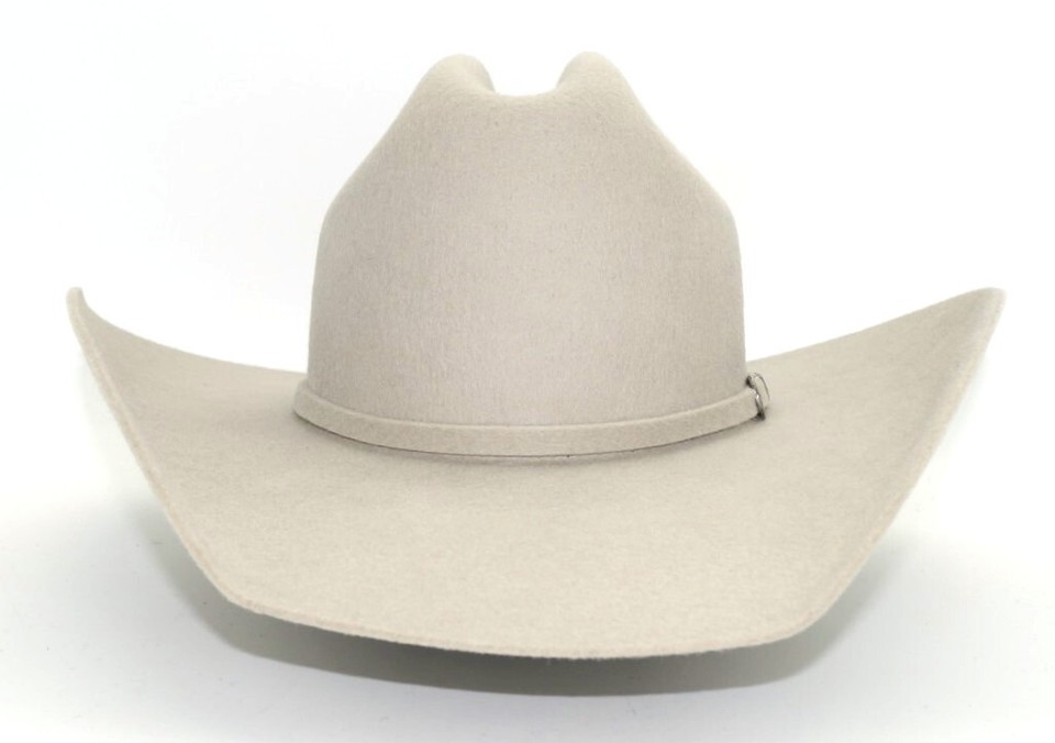 *BIG SIZES* Twister SILVER BELLY ~100% Wool FELT HAT~ Western, Cowboy ...