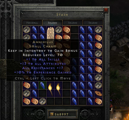 Diablo 2 D2R - Anni Charm (Annihilus) - PC Xbox Non Ladder Softcore | eBay