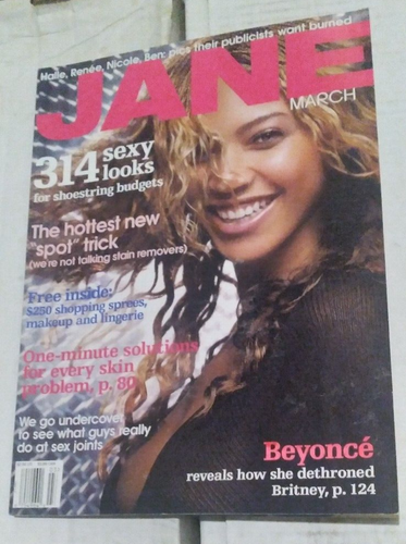 Jane Magazine March 2003 Beyonce cover | eBay