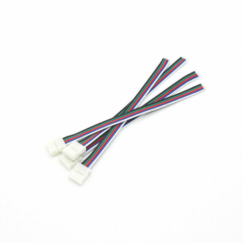 5Pin RGBW LED Strip Connector Wire Extension Cable Wire For RGB LED ...