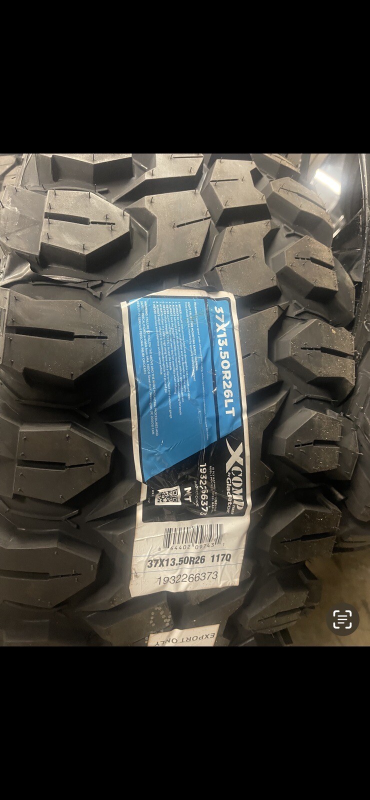 26" Chrome G13 Wheels & 37" X Comp Tires | 6x139.7 | 24 Offset | 10 ...