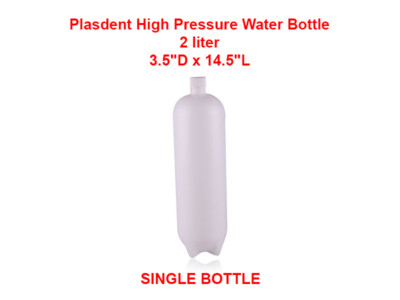 SALE! Plasdent High Pressure Water Bottle, 2 liter, 3.5"D x 14.5"L ...