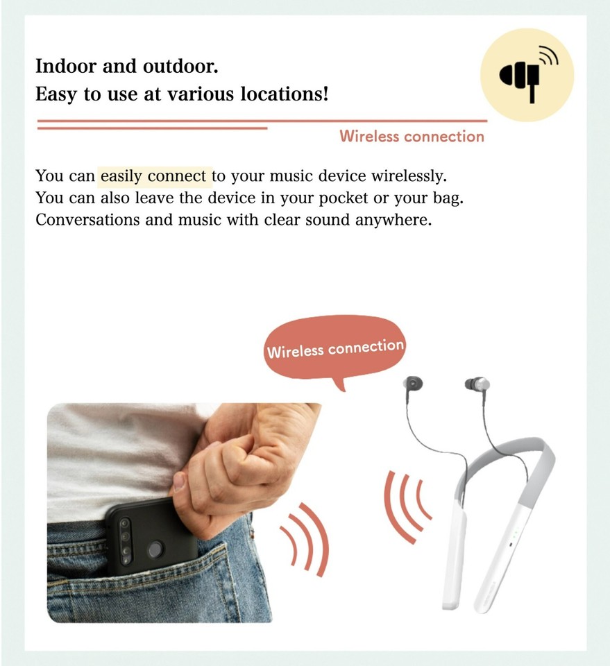 Vibone nezu 3 - Bone Conduction Hearing Aid – For Hearing Concerns ...