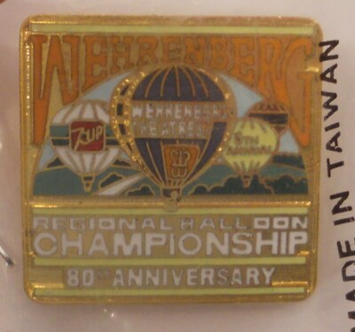 Hot Air Balloon Hat Pin 7UP Wehrenberg | eBay