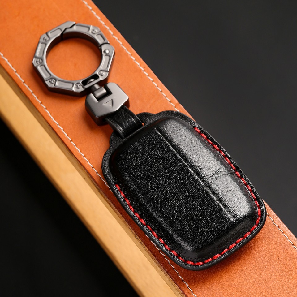 Real Leather Car Key Case Cover For Land Rover Range Rover Discovery ...
