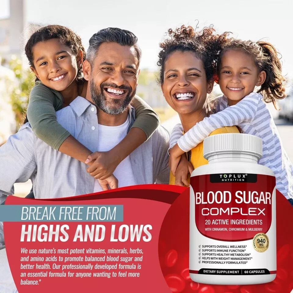 Blood Sugar Complex Capsules - Control blood sugar levels, weight ...