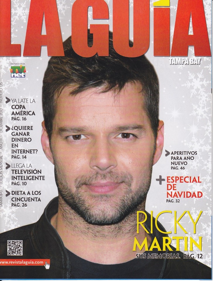 Ricky Martin Sus Memorias La Guia Latin Photo Magazine Livin La Vida ...