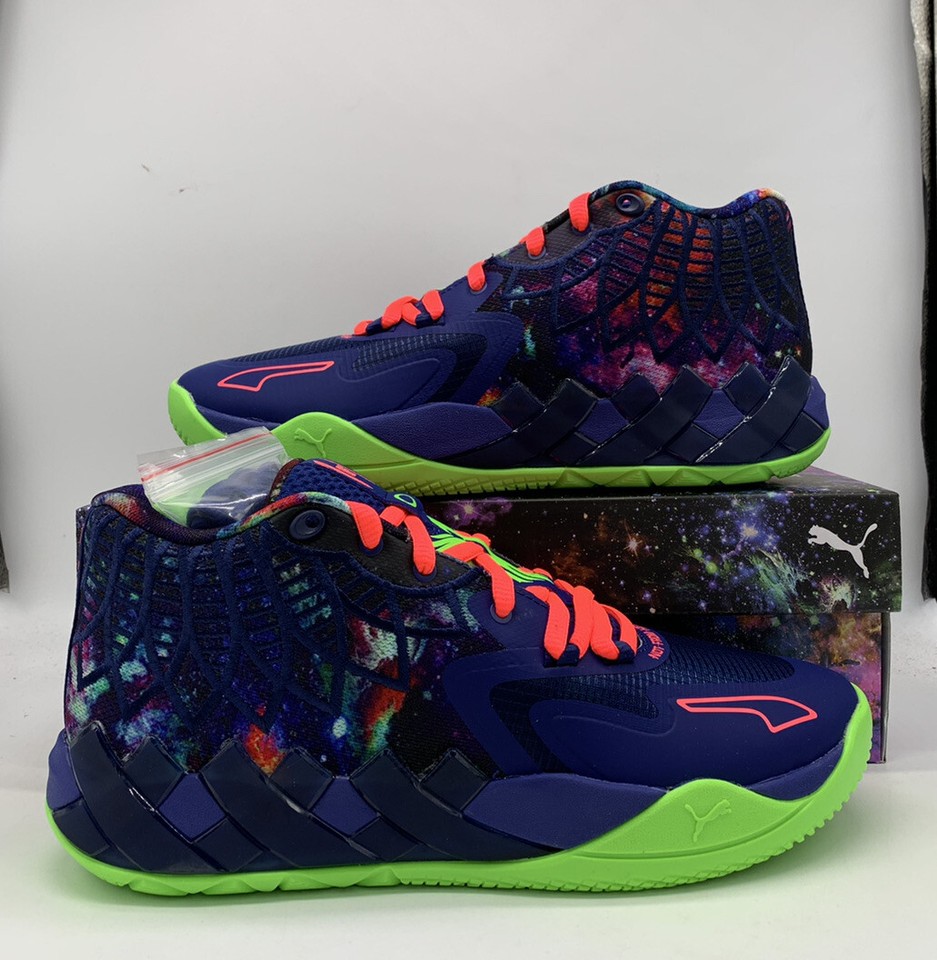 Puma MB.01 Galaxy Lamelo Ball Navy Red Green Blue Basketball 376677-07 ...